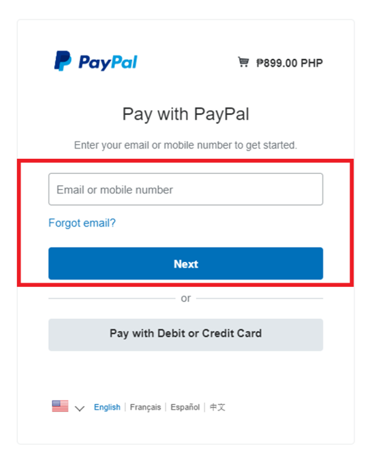 PAYPAL LOGIN | ARIVA Academy Philippines, Inc.