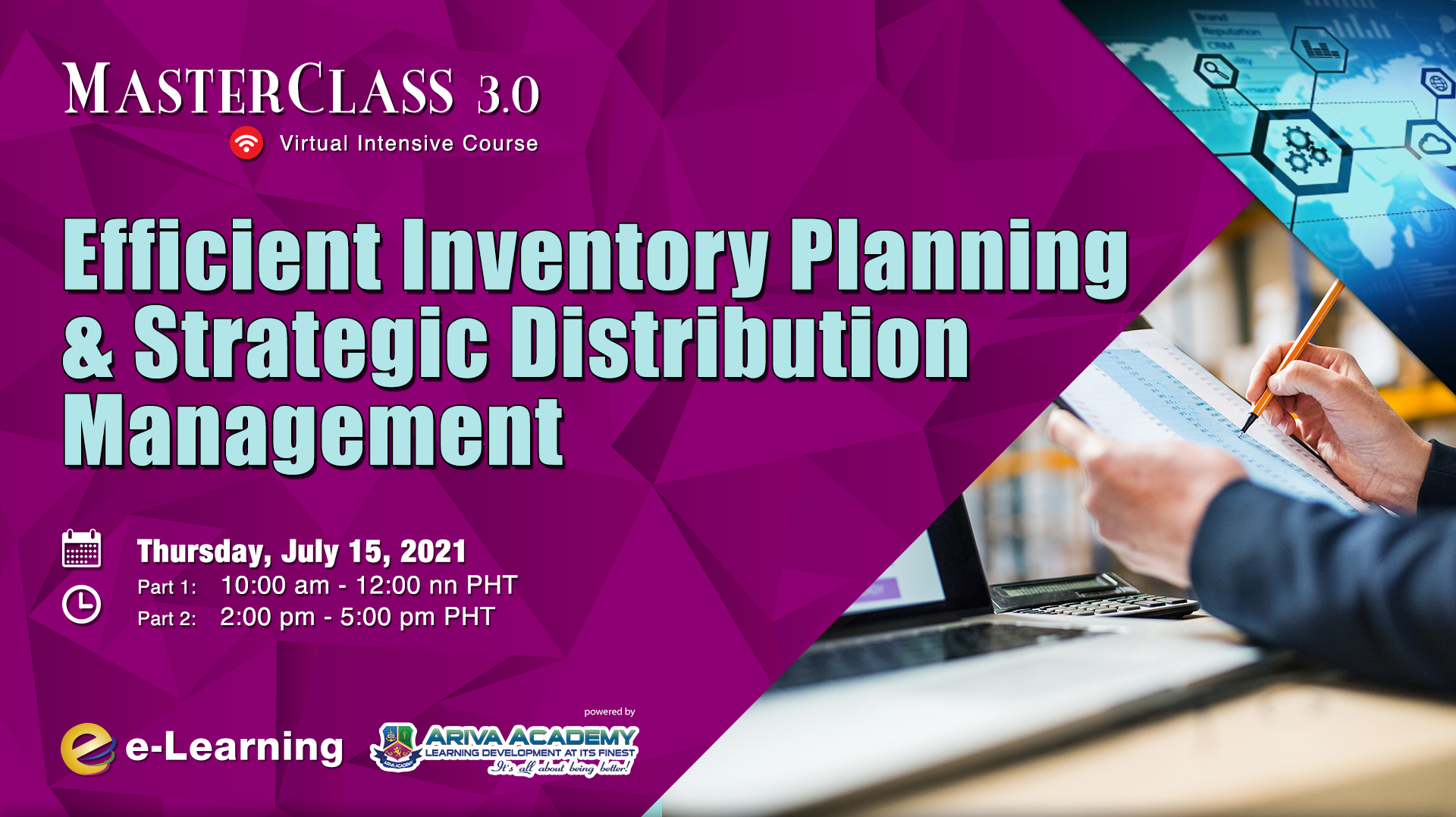 JULY 15 – EFFICIENT INVENTORY PLANNING AND STRATEGIC DISTRIBUTION ...